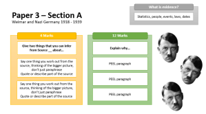 Life in Nazi Germany | The Historian's Apprentice